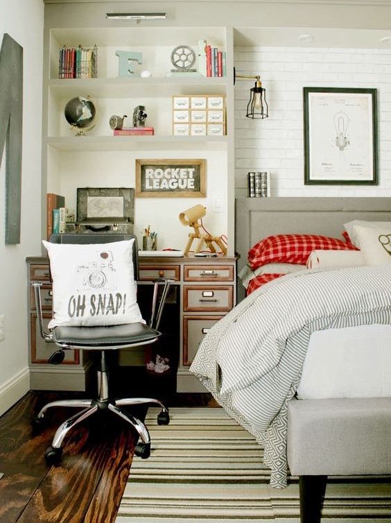 30+ Smart Study Room Design Ideas For Boys | ARA HOME