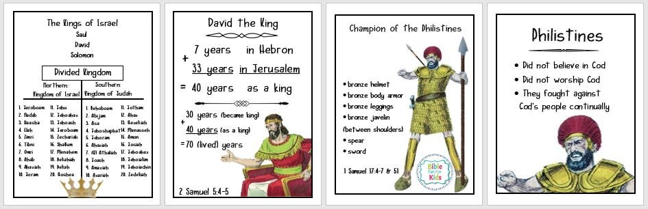 Saul, David and Solomon Overview | Bible Fun For Kids