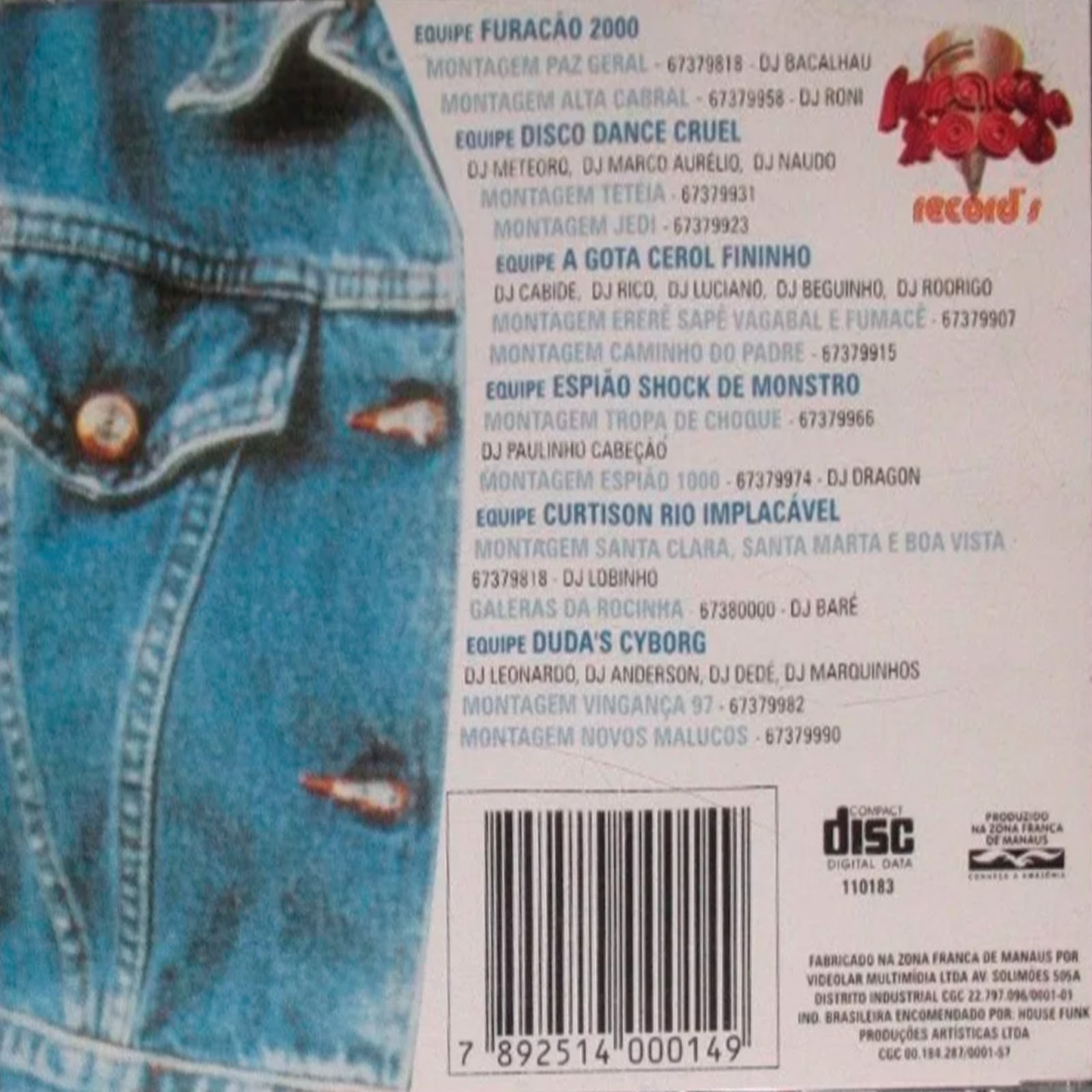 O Melhor das Equipes de Som Vol 1 - Site Funk antigo