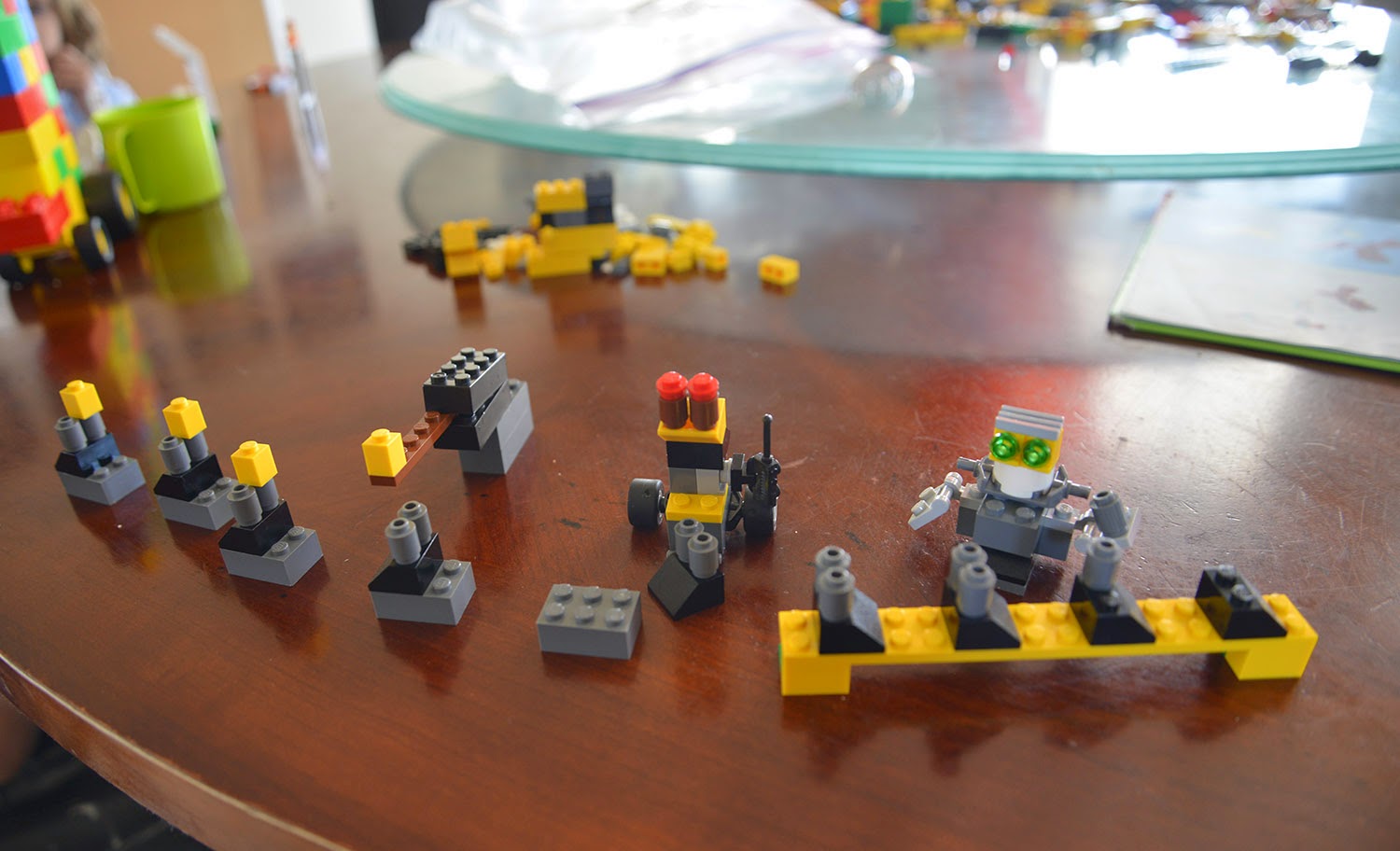 A school of fish: Assembly lines, industrial robots, and robotic arms