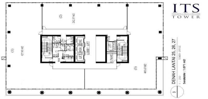 ITS Office Tower Niffaro Jakarta Selatan