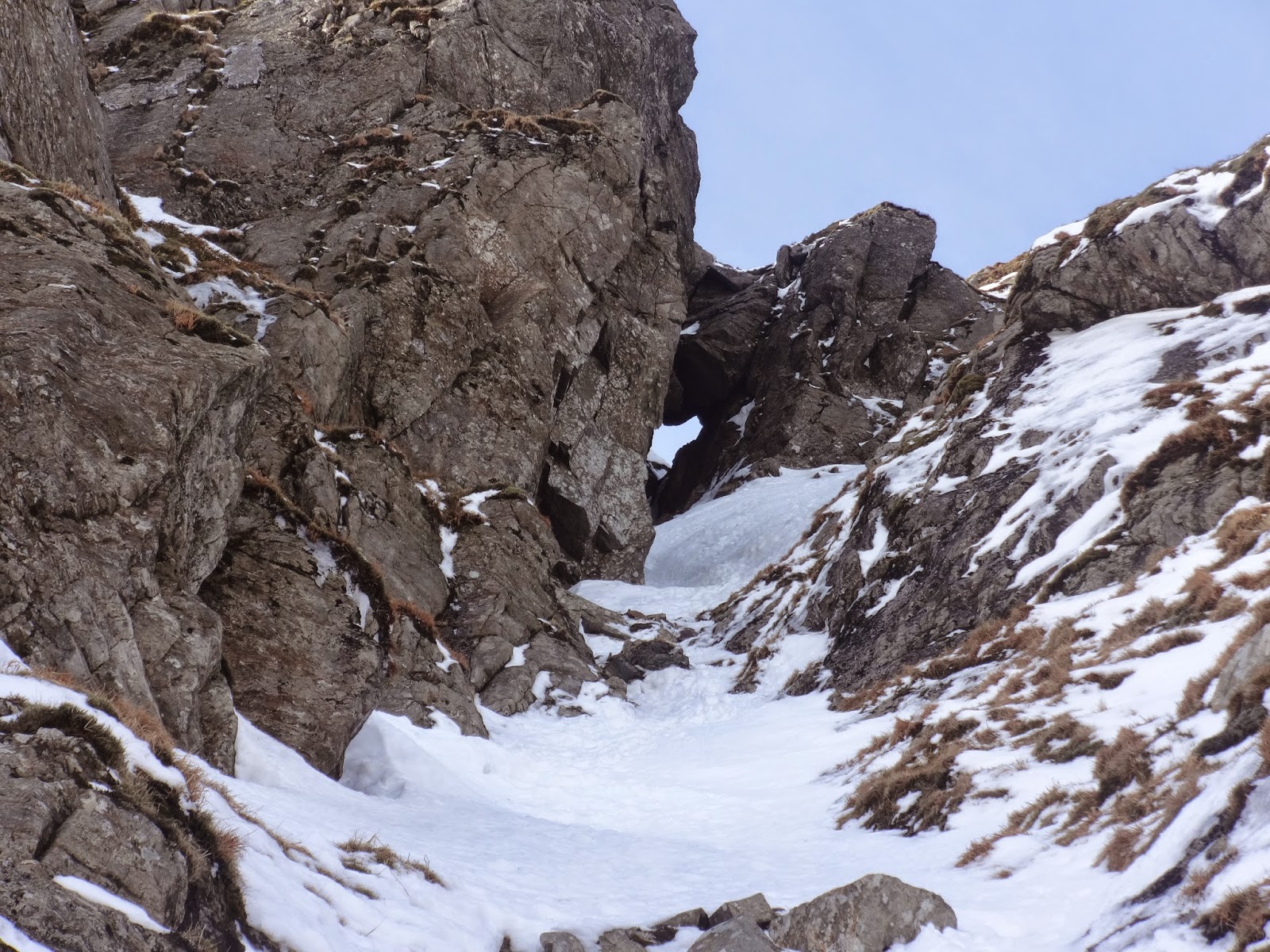 NOT QUITE - TOUCHING THE VOID: Scottish Winter Conditions - Chockstone ...