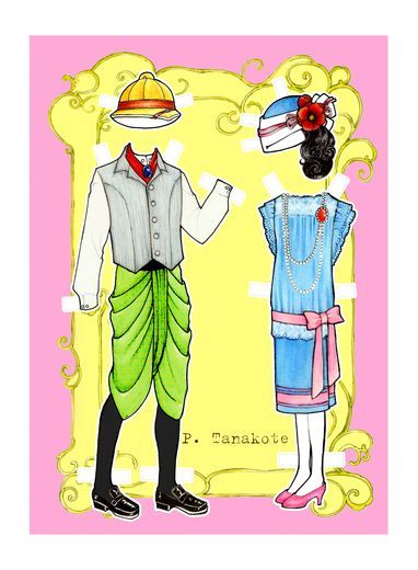 Mbah Bepe: Paper Doll Thai Traditional Costumes
