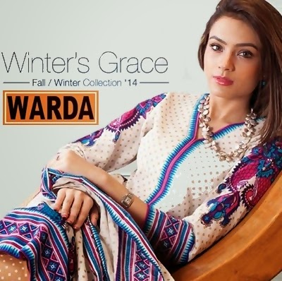 Warda Winter Grace Collection 2014-2015 | Warda Winter Designer Dress ...