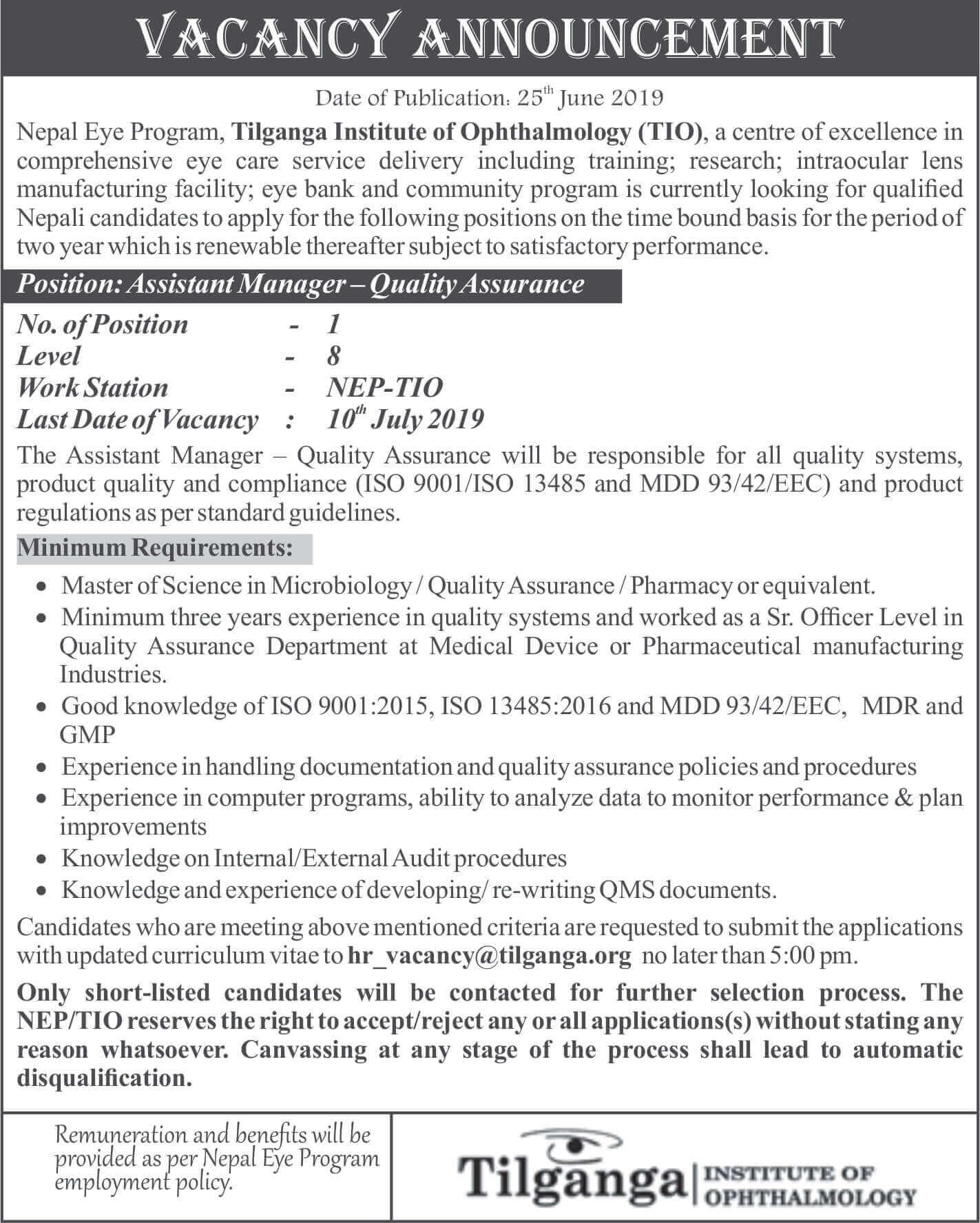 Job vacancy manager - experiencexoler