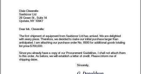 Modified Block Letter Template ~ Resume Letter