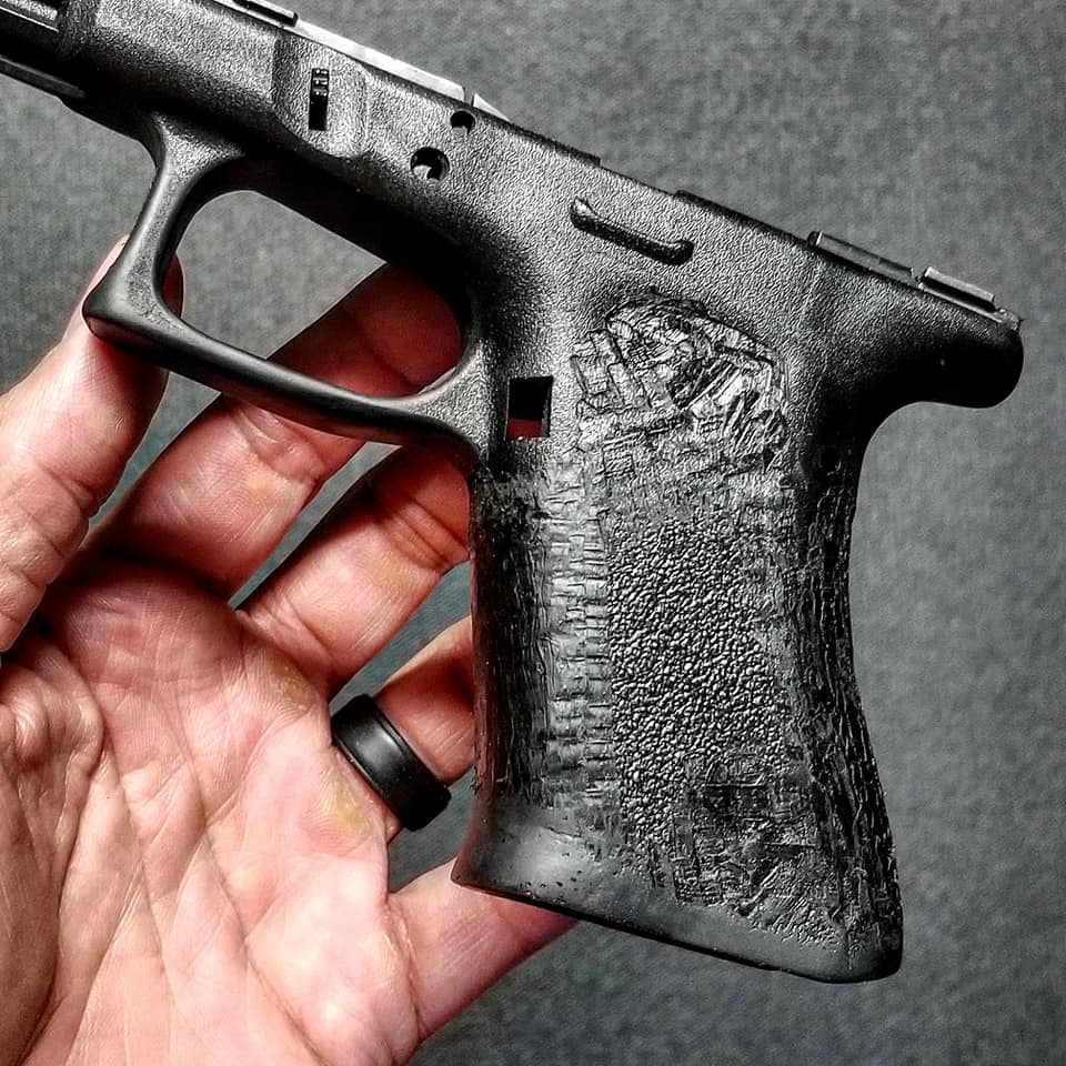 RFV TACTICAL: Glock 17 Grip Chop and Texture