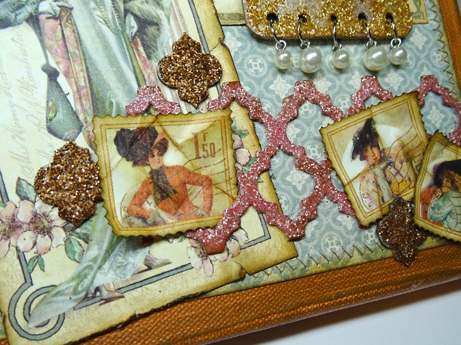 Compendium of Curiosities III Challenge - Distress Glitter