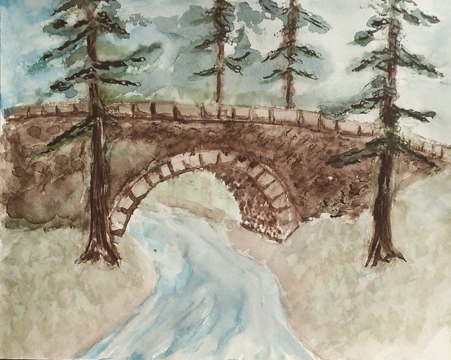 Acadia National Park Watercolor Study