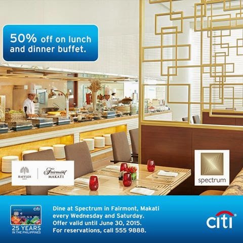 Manila Shopper: Citibank X Fairmont Hotel Spectrum Buffet Promo: til ...