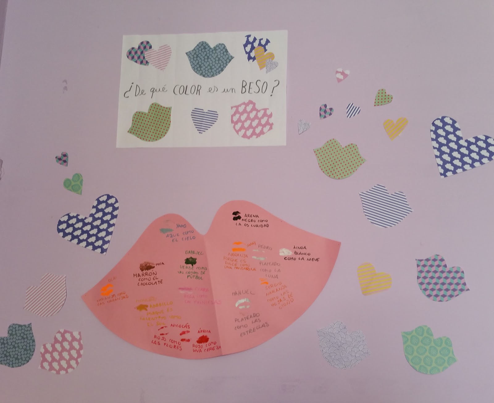 Valdellera Infantil: ¿De qué color es un beso?