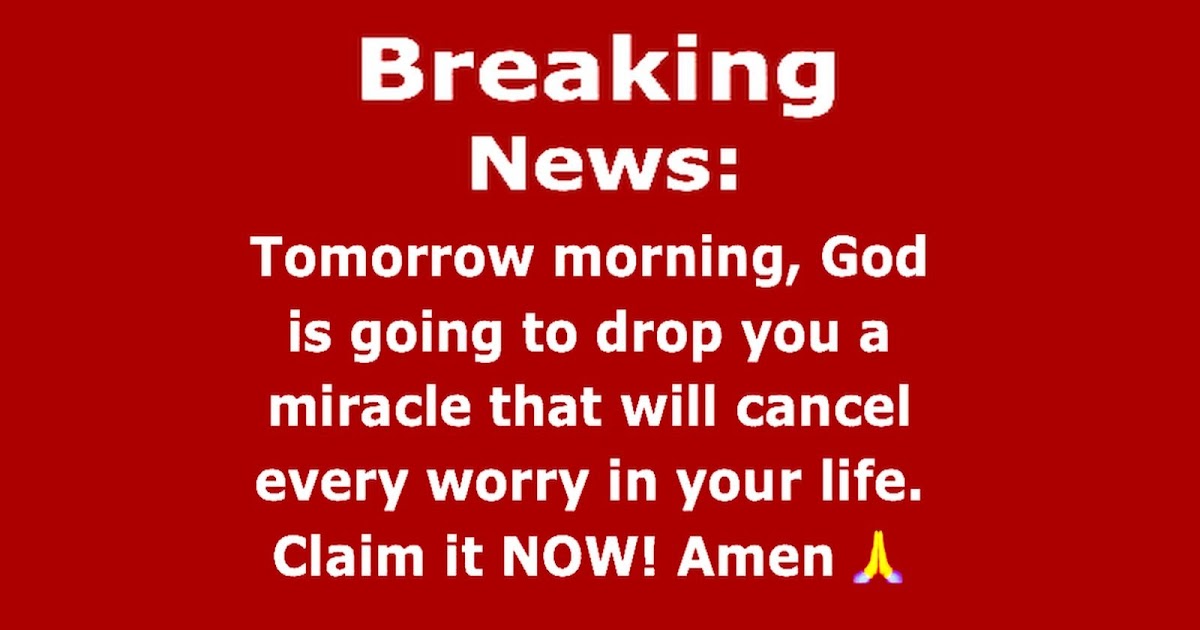 Expect a Miracle : "All things are possible with God" - Matthew 19:26