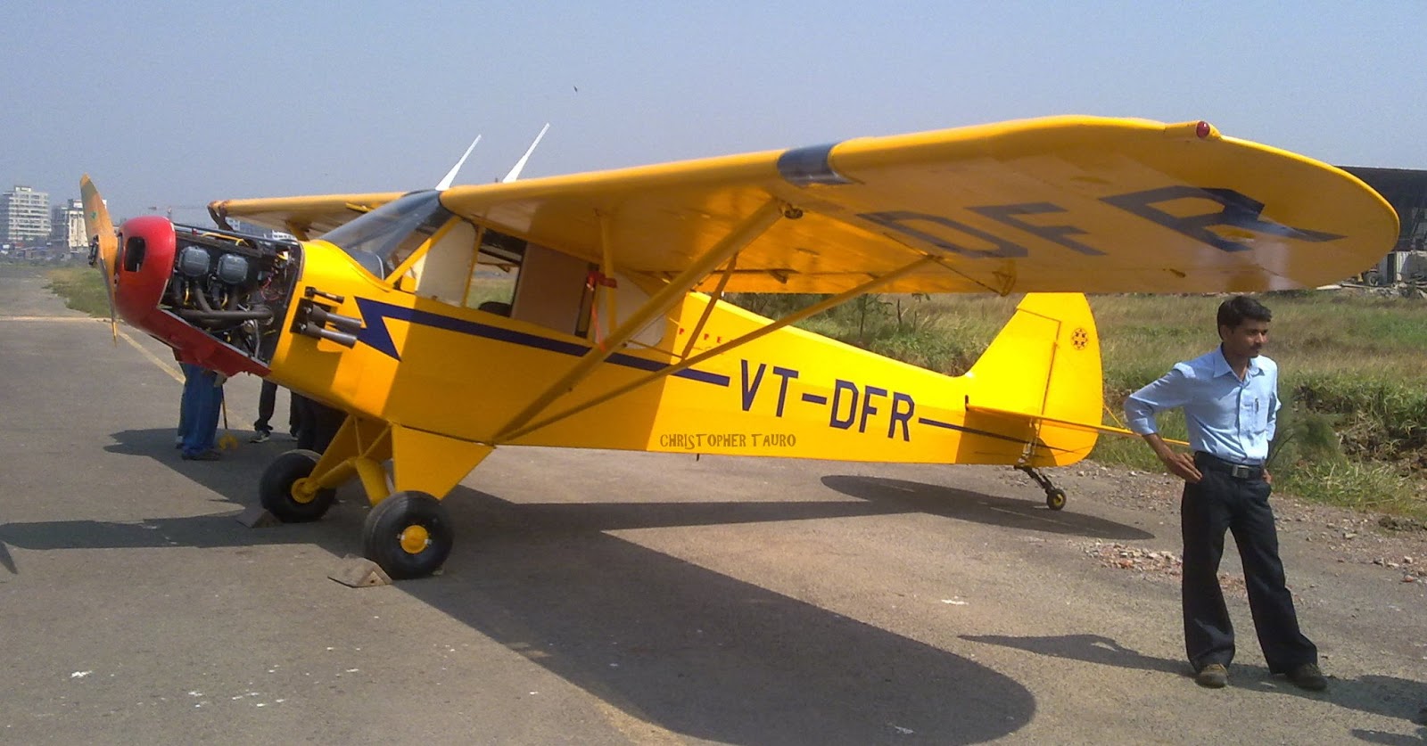 My AirPlane Directory: PIPER SUPER CUB PA-1 (VT-DFR)