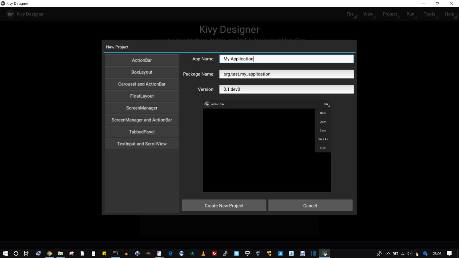 ほぼ1/10000日ブログ: PythonとKivyを使ってアプリケーションを作るよー ＃2 Widgetをイジる