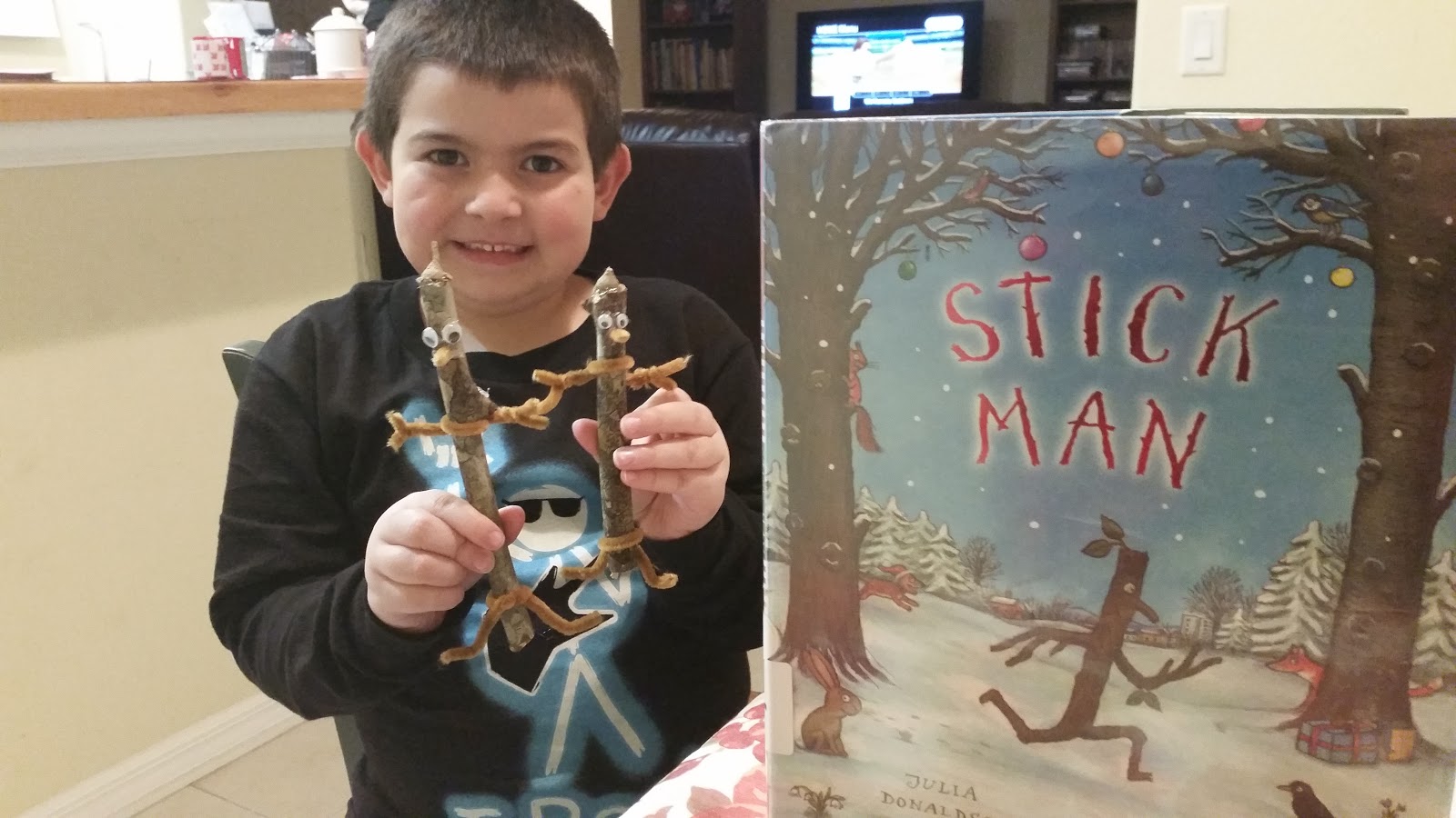 Classroom to Homeroom: "Stick Man" Book and Craft