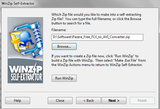 ' My Blogspot ': Winzip Self-Extractor