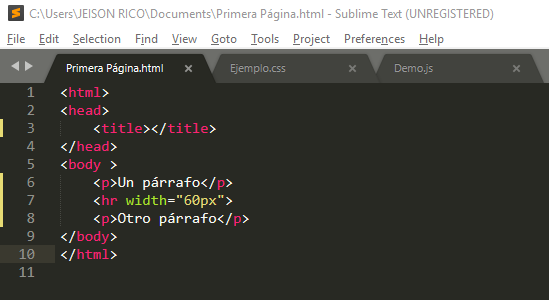 Conceptos básicos HTML: Atributos