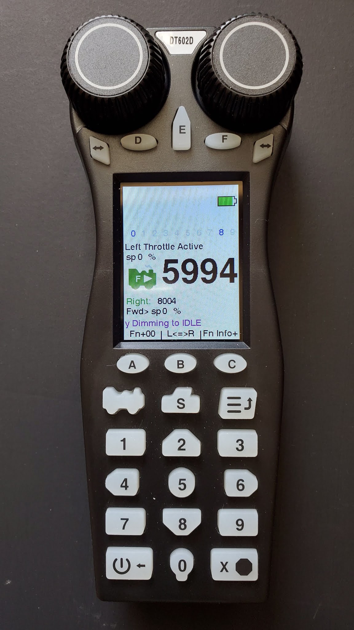 Rupert's Insights: Digitrax DT602D Throttle First Impressions