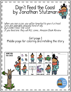 DON'T FEED THE COOS! BOOK CRAFT ~ Book Units by Lynn