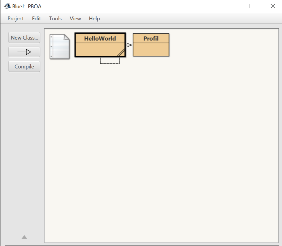 PBO - HELLO WORLD dan PROFIL