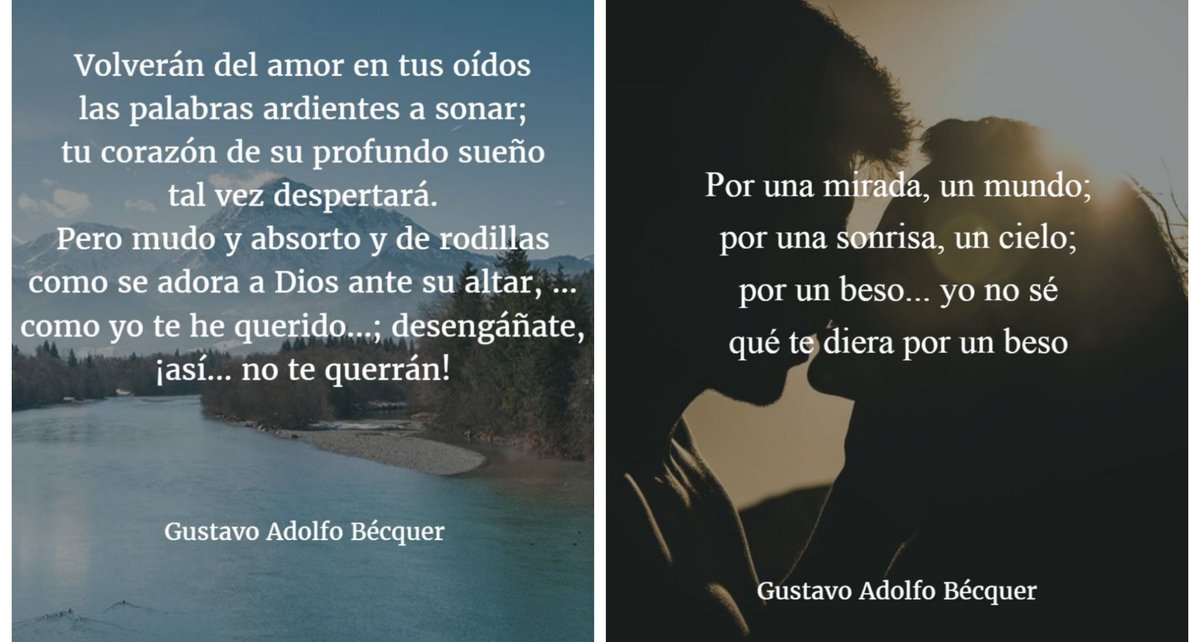 POESÍA: GUSTAVO ADOLFO BÉCQUER
