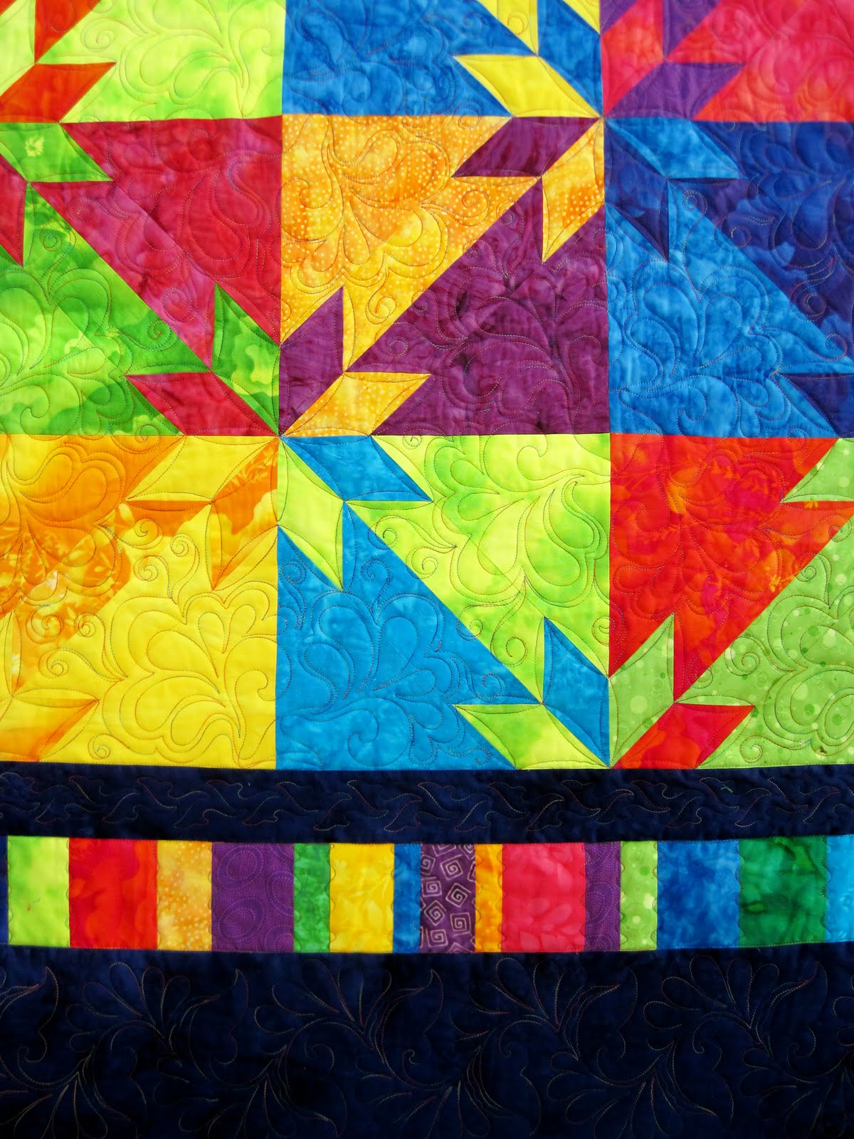 Finely Finished Quilts: Connie's Class Quilts