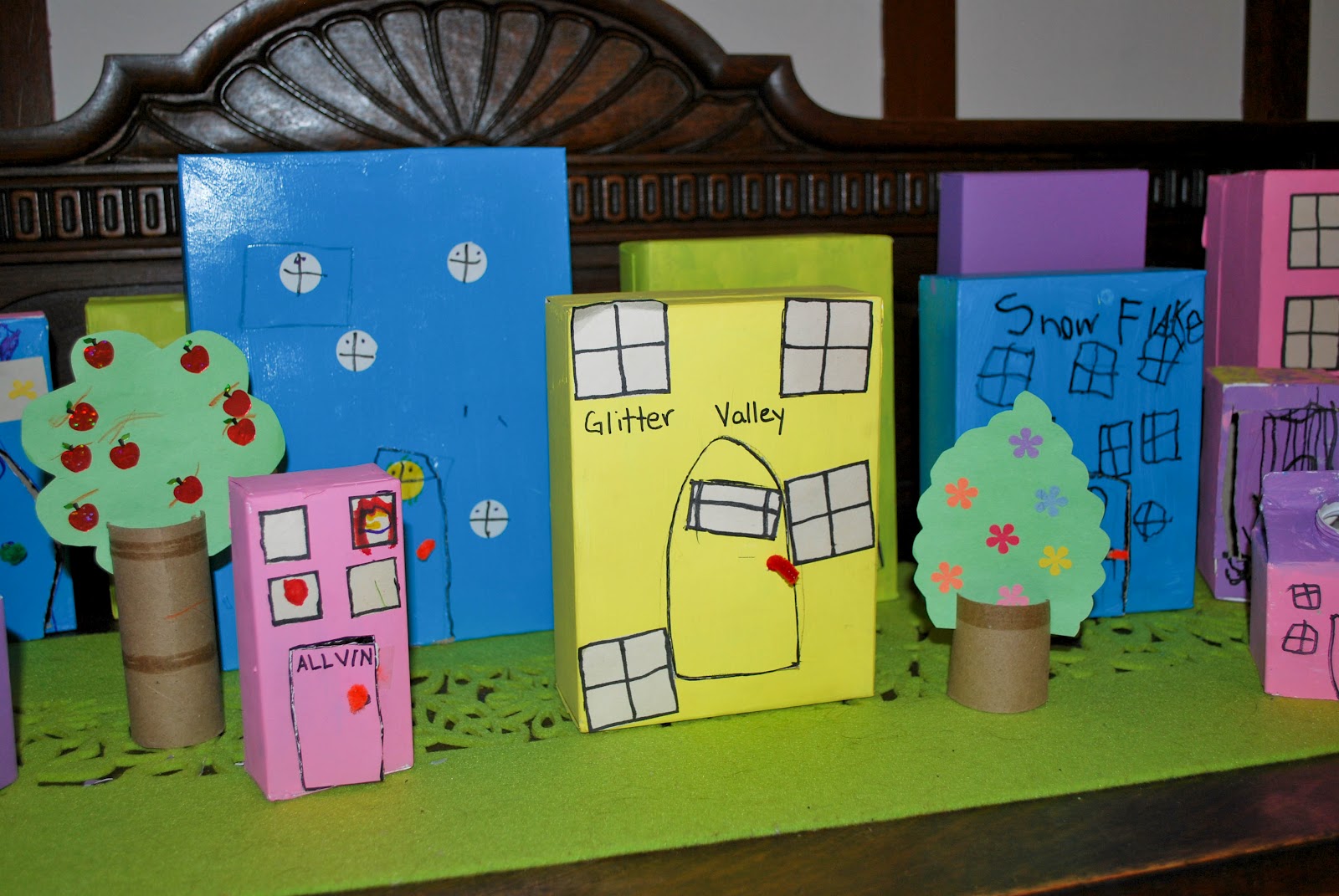 How to.... do something: How to make a town from recycled boxes