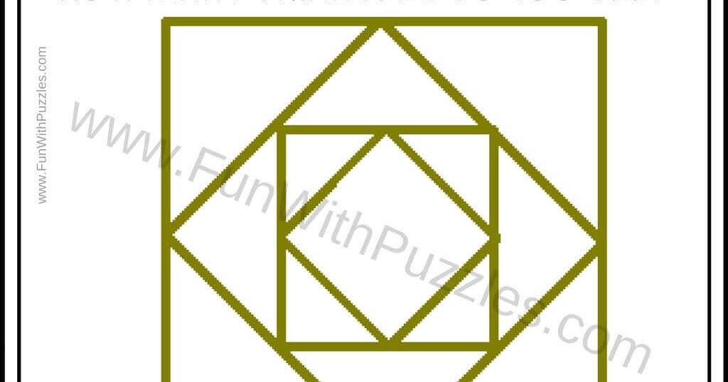 Triangles Counting Picture Puzzle