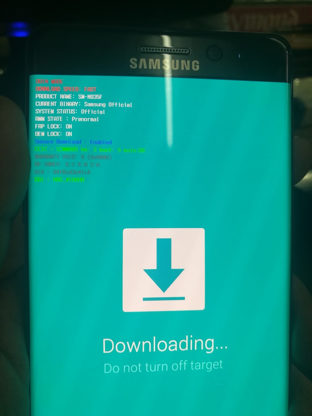 Samsung N935F Frp Remove Done With Combination File (Galaxy Note FE ...
