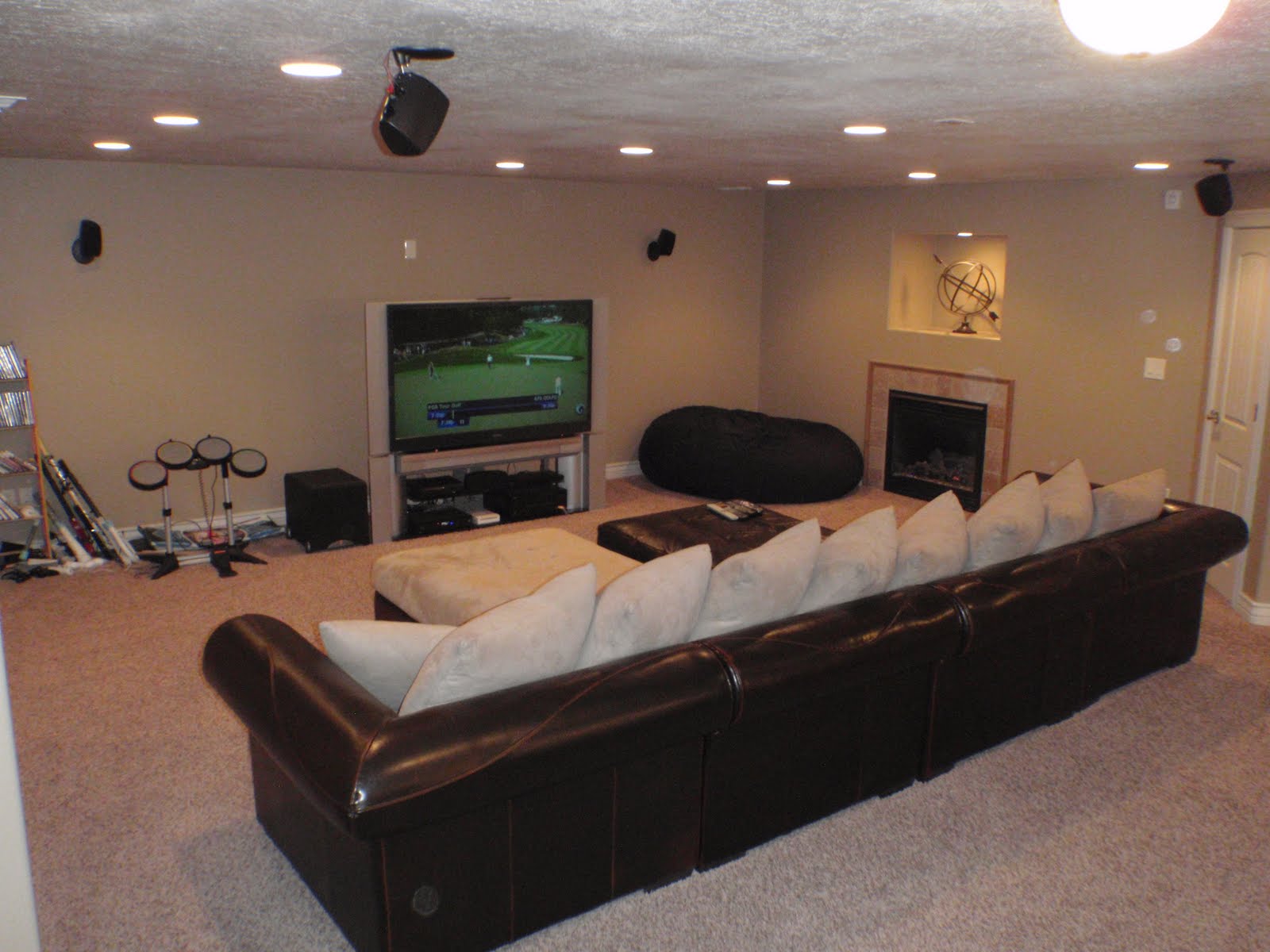 Beautiful Utah Home: Game/Movie Room