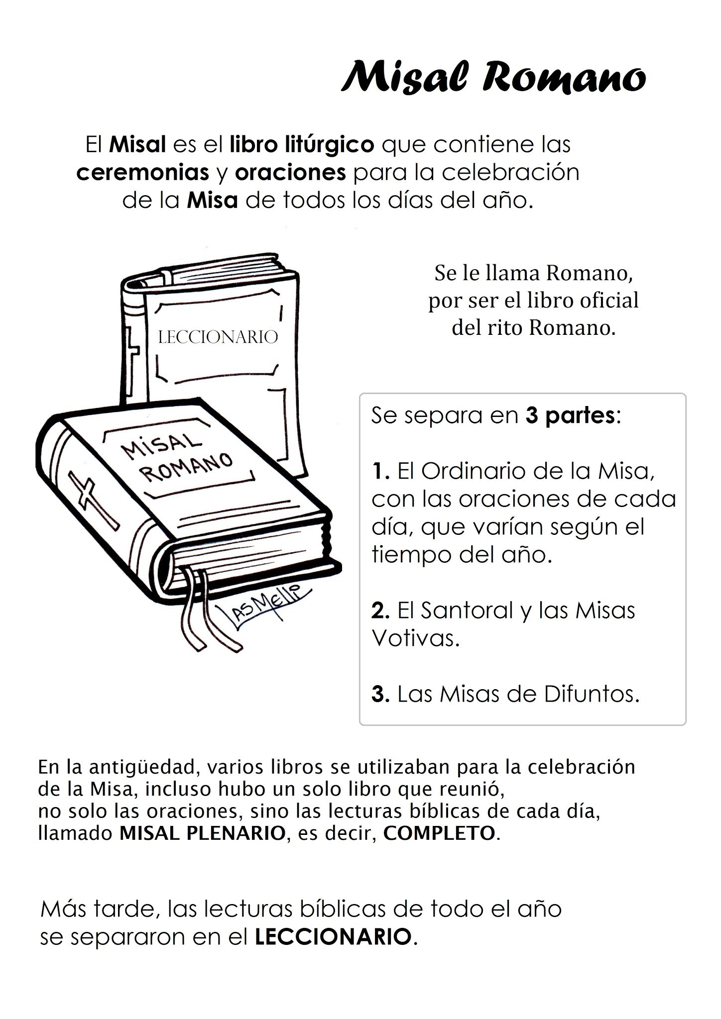 DICCIONARIO ILUSTRADO: Misal Romano - Educacion Religiosa