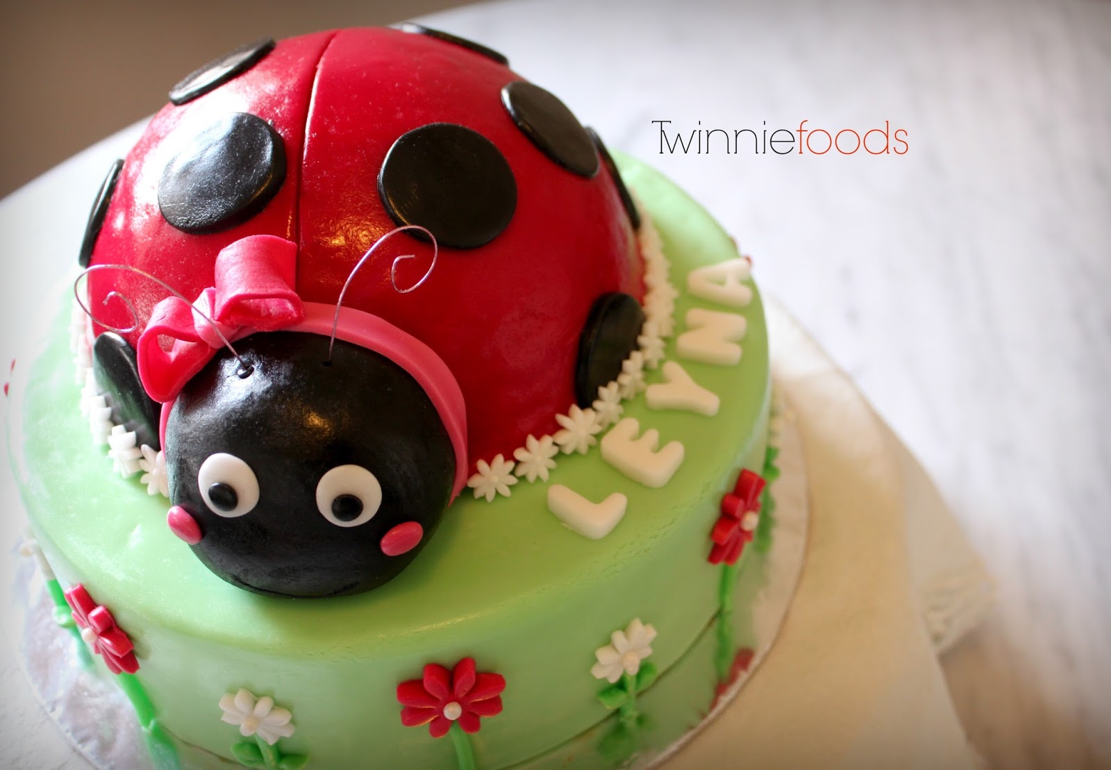 Ladybug Cake - TwinnieFoods