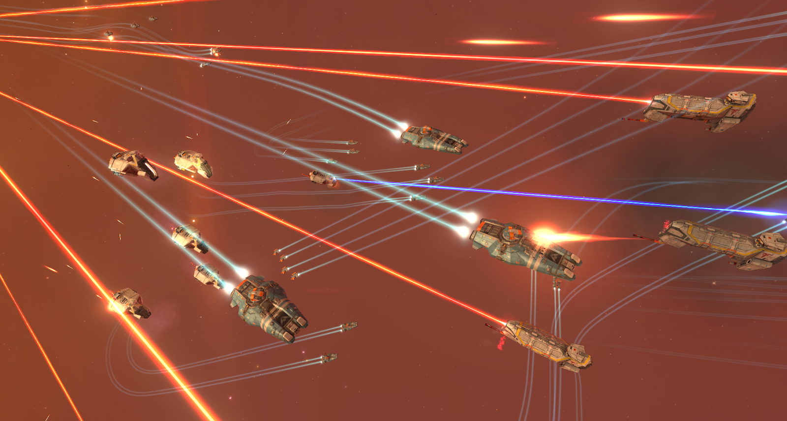 "Homeworld 2 Remastered" Hiigaran Corvette Class Ships