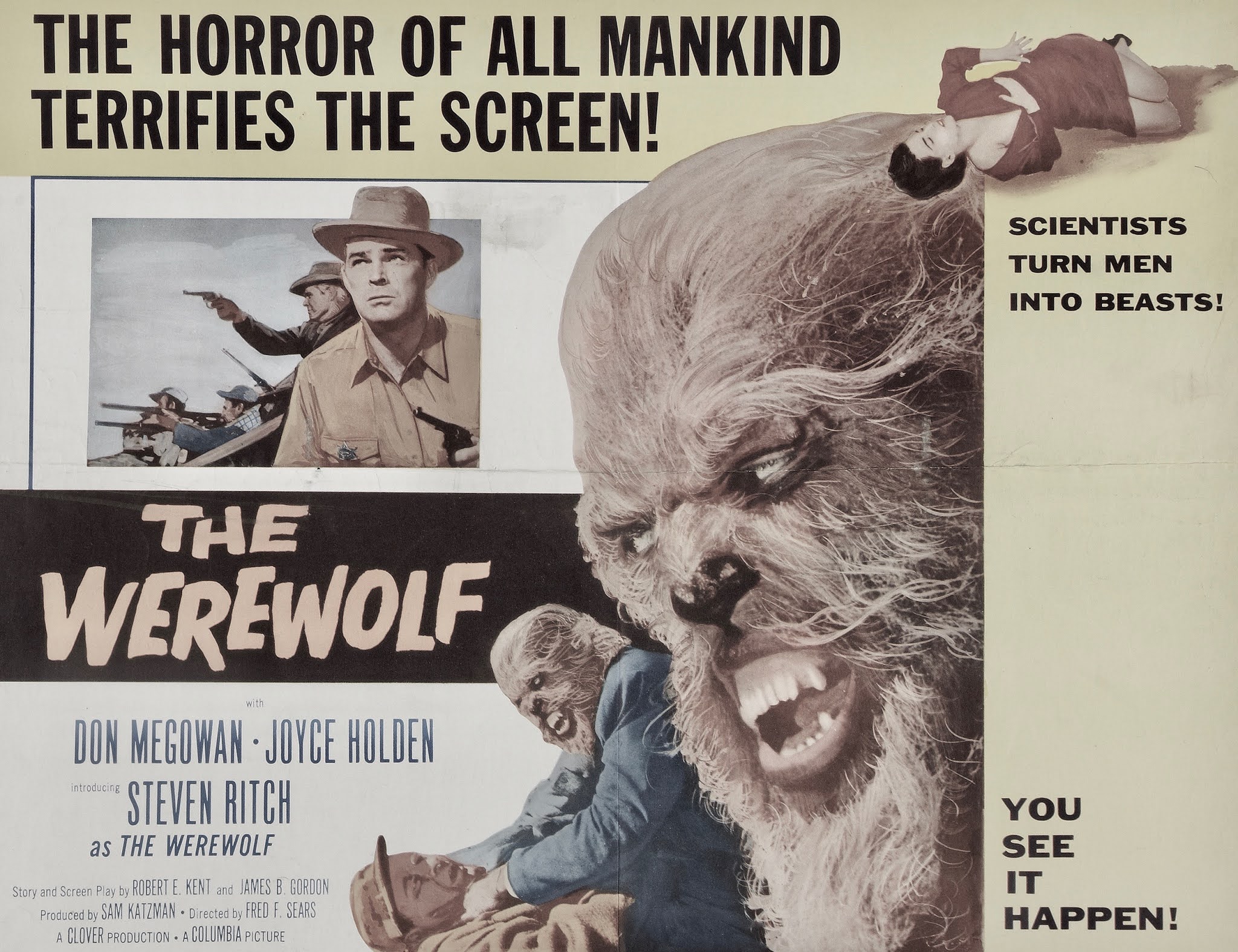 cult film freak: STEVEN RITCH MAKES A MELANCHOLY CREATURE IN 'THE WEREWOLF'