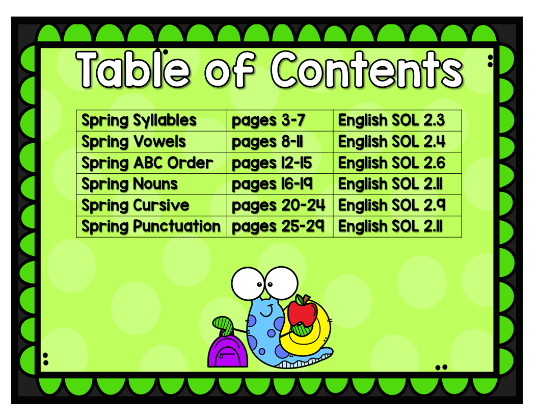 *The Teaching Oasis*: Spring Language Arts Stations