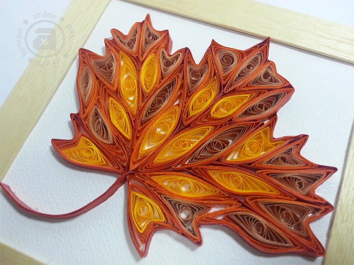 Quilling Maple Leaf | ardee's creation