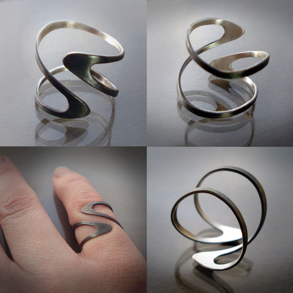 Lisa Hopkins Design: Curl Ring: Ring A Week No. 15