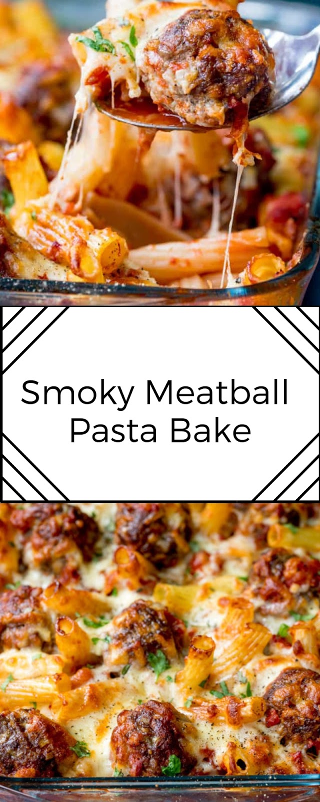 Smoky Meatball Pasta Bake Wonderfood Kitchen