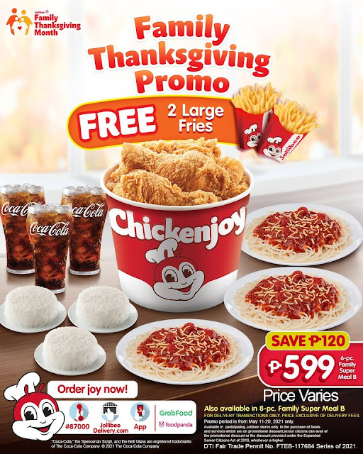 Manila Shopper: Jollibee Family Thanksgiving Promo
