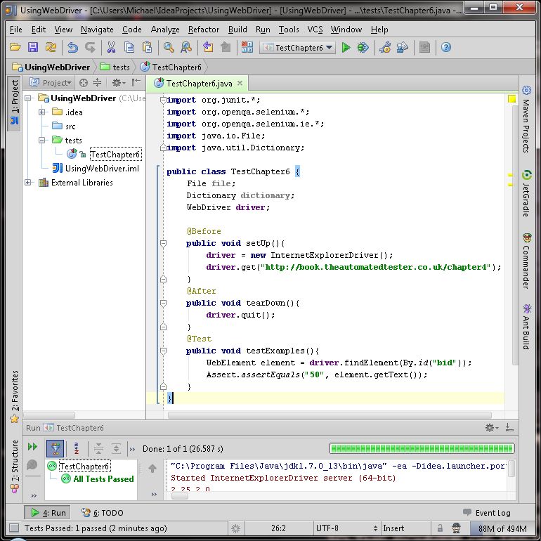 Testhead Practicum Selenium 2 Testing Tools Beginners Guide Working With Webdriver