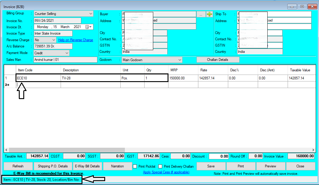 Invoice B2B Help Guide