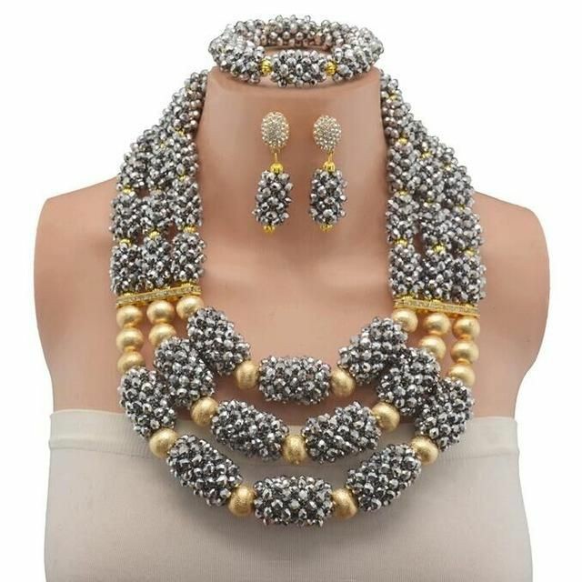 Fancy beads necklace