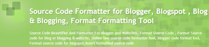 소스 코드 포맷해주는 사이트 |블로거 사용자를 위한 코드 모음