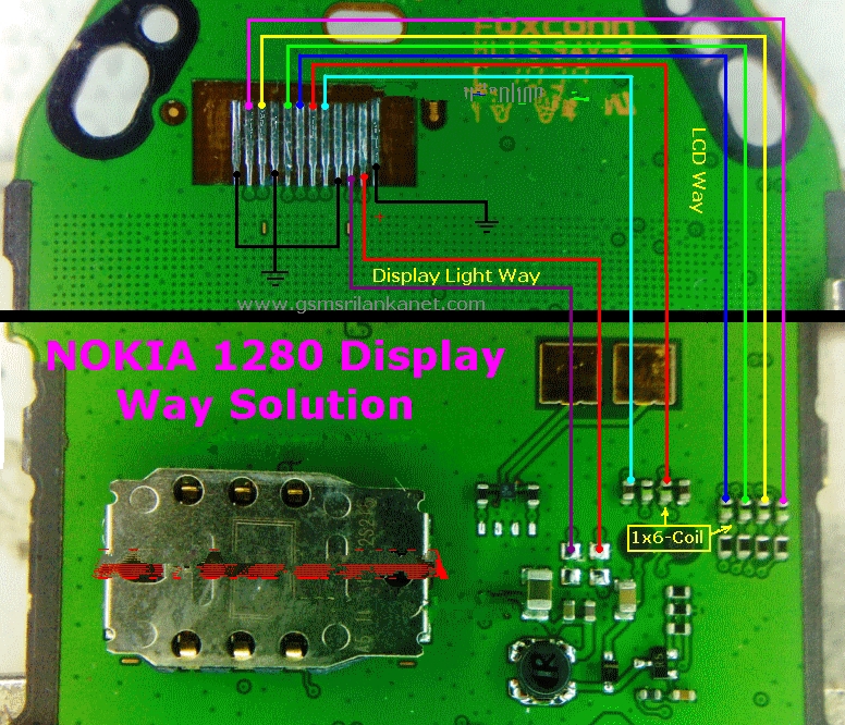 Cara Memperbaiki Nokia 1280 Lcd dan Keypad Mati Lampu | Teknik Dasar ...