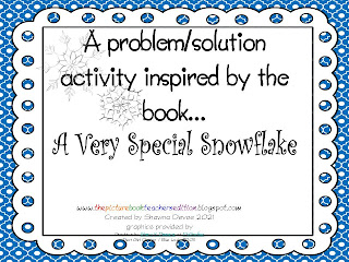 Classroom Freebies Too: A Very Special Snowflake - Problem Solution