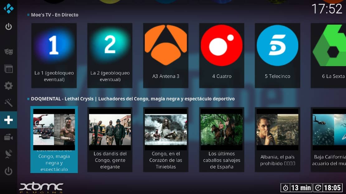 ESTUARY MOD v2 - Kodi 18 / 19 - PLUGINSXBMC