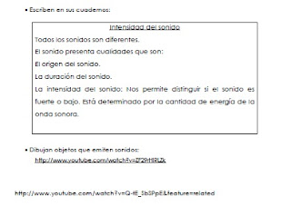 Aprendiendo y enseñando en primer grado: El sonido para niños