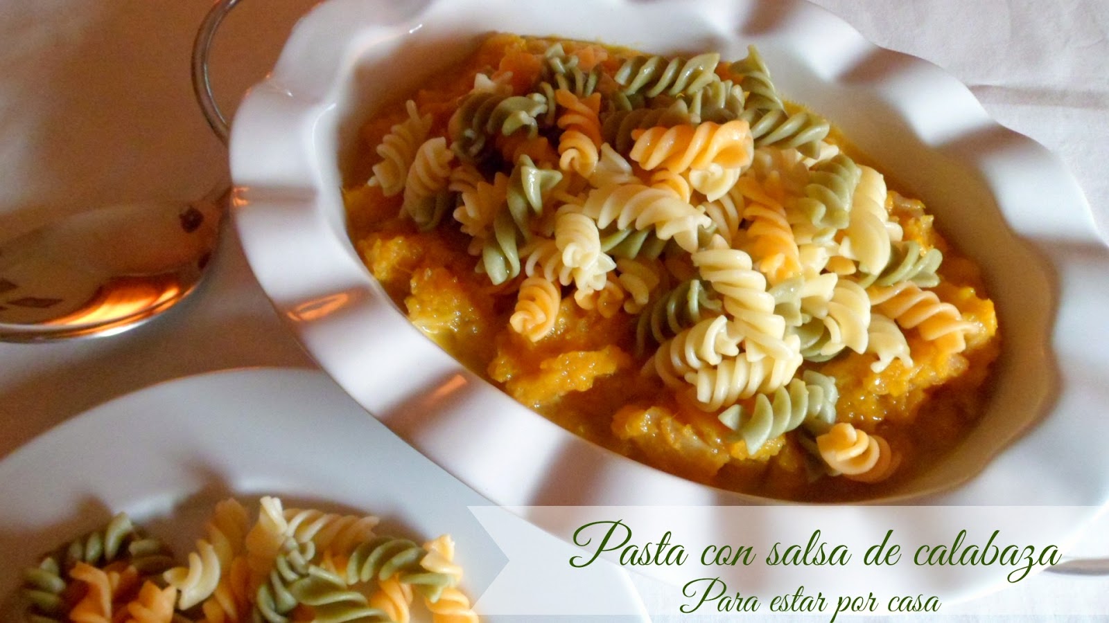 Para estar por casa: Pasta con salsa de calabaza