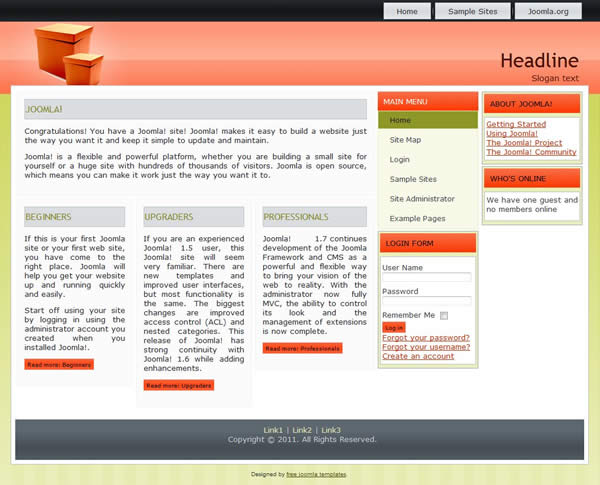 Theme Joomla 2.5 templates Joomla 1.7 Templates Free Download Joomla ...