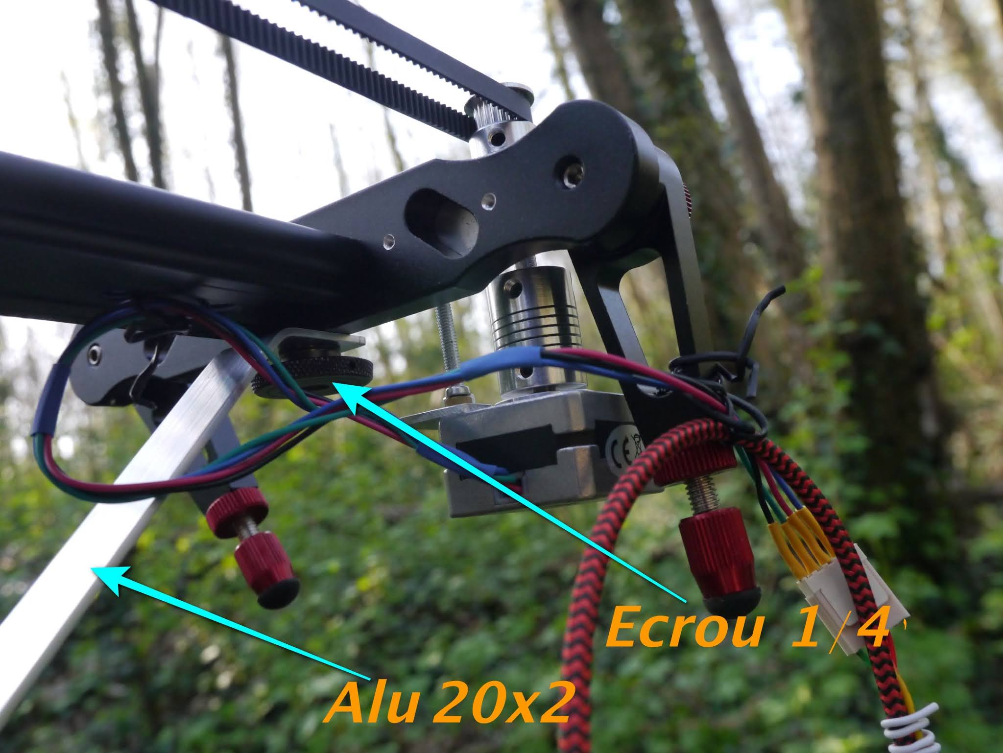 Motorisation d'un rail vidéo version 2